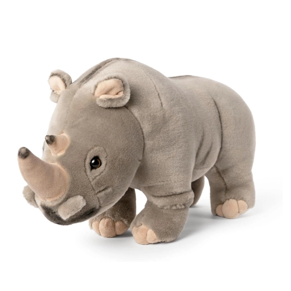 Living Nature - White Rhino Stuffed Animal - Plush Toy - PetServo – Pet ...