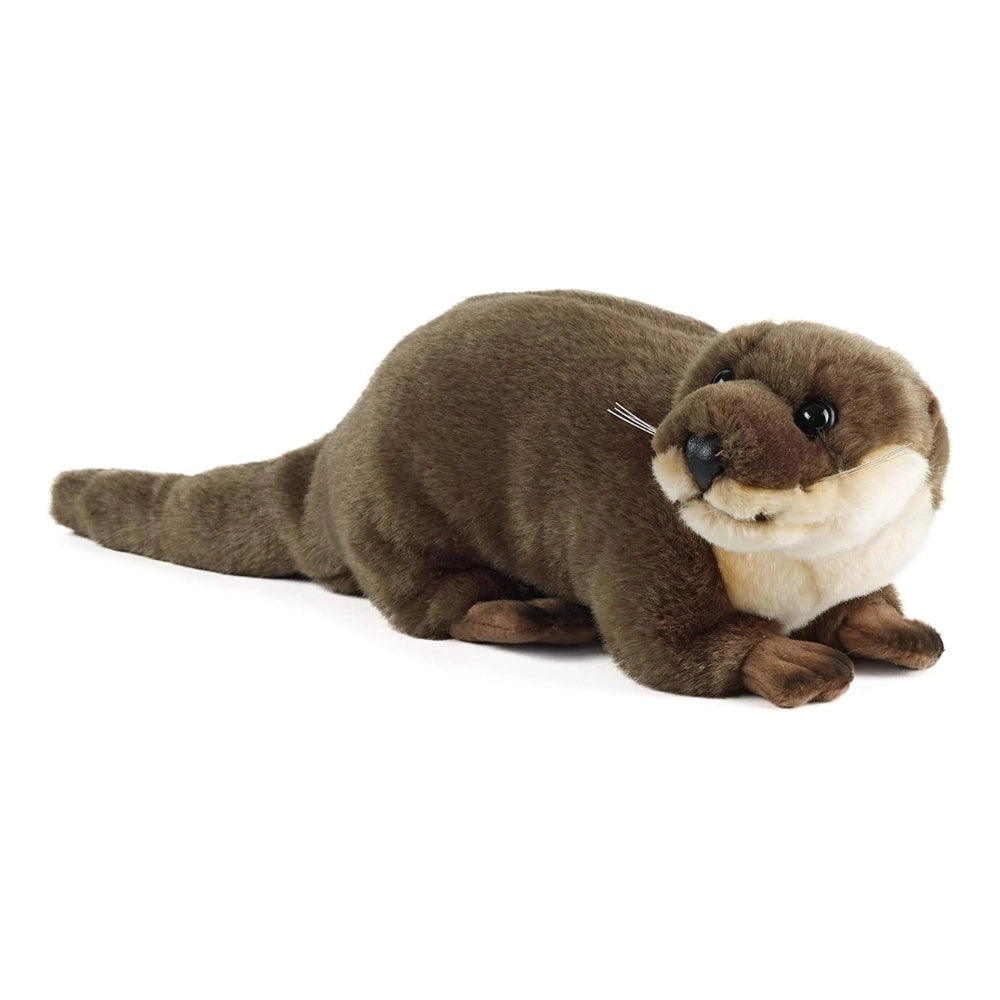 Living Nature - Soft Toy Plush Woodland Animal, Large Otter - PetServo ...