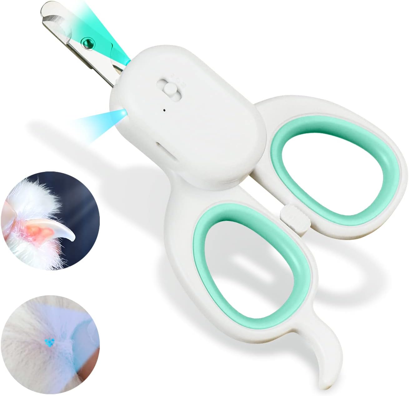 PAKEWAY - Pet Nail Clipper with LED Light, Sharp Blade for Safe ...