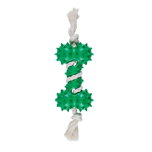 Happy Tails - Eco Rope And Rubber Bone Toy - petservo – Pet Servo