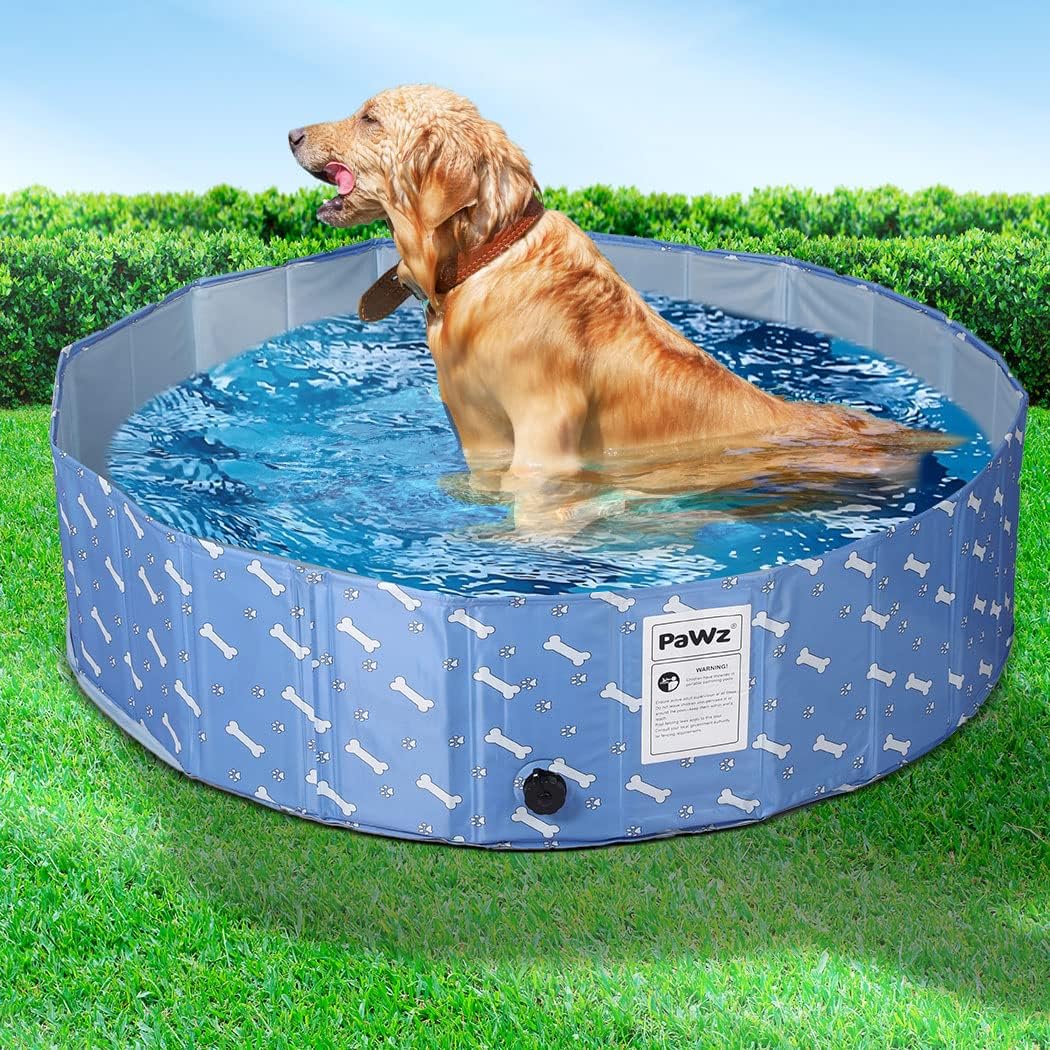 PAWZ - Portable Pet Swimming Pool (Blue L) - Pet Servo