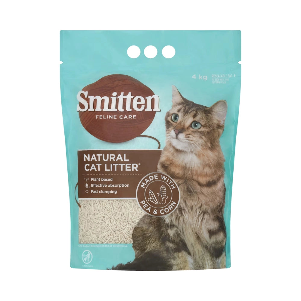 Smitten - Natural Cat Litter 4kg - Pet Servo