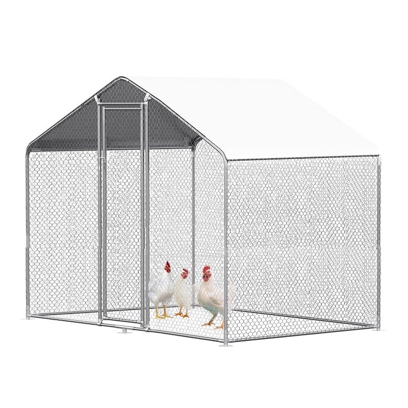 TOPET - Large Walk-in Pet Chicken Run Coop Cage Rabbit Hutch Ferret Ho ...